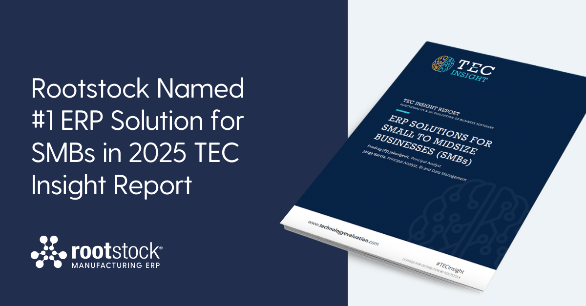 Rootstock Software Named the Top ERP Solution for SMBs in the 2025 TEC ...